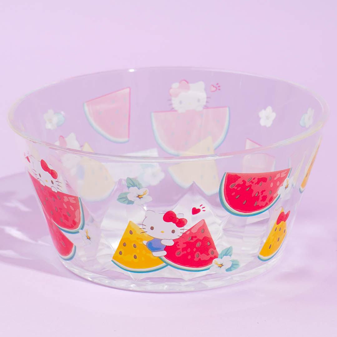 Hello Kitty Watermelon Love Clear Bowl – Blippo