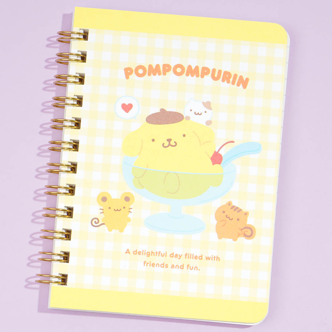 Pompompurin Pudding B7 Ring Notebook – Blippo