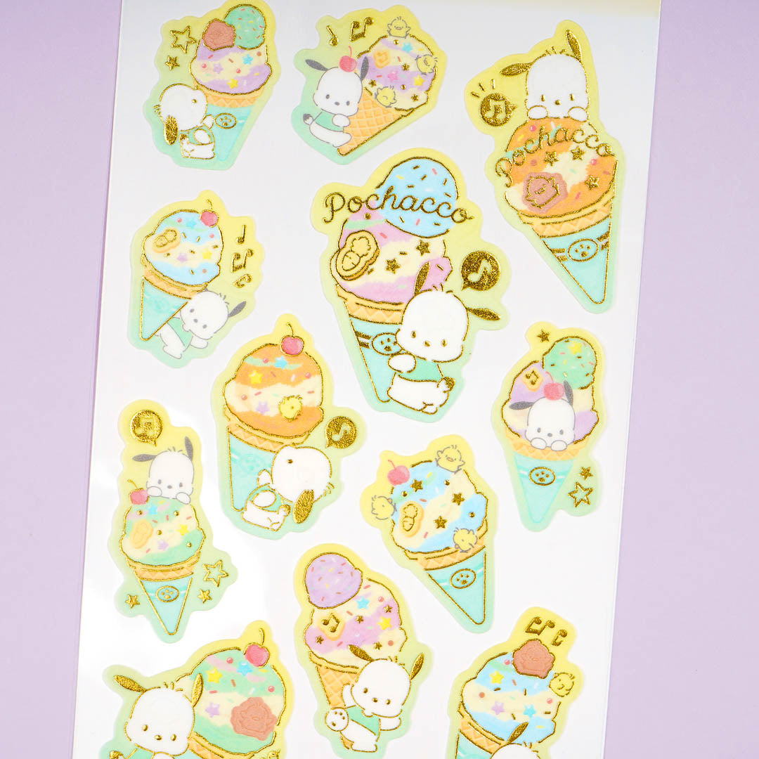 Pochacco Ice Cream Party Stickers – Blippo