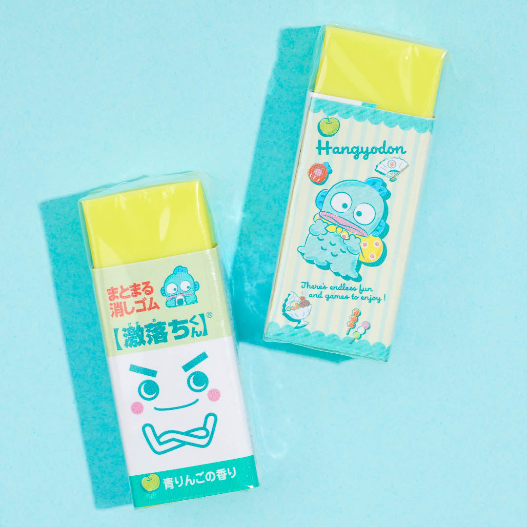 Hangyodon x Gekiochi-kun Scented Eraser Set – Blippo