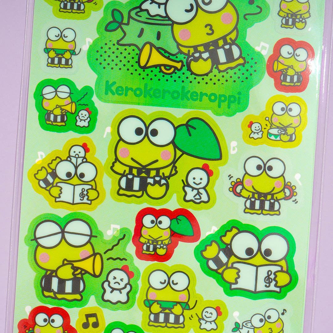 Kero Kero Keroppi Happy Frog Stickers – Blippo