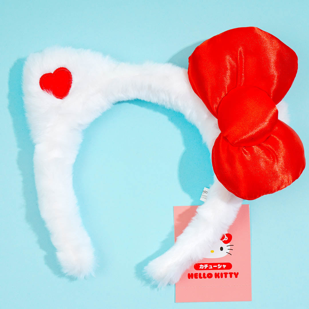 Hello Kitty Fluffy Ribbon Headband – Blippo