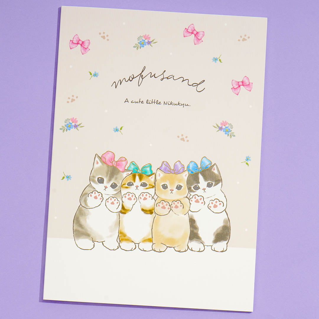Mofusand Ribbon Kitty Notebook – Blippo