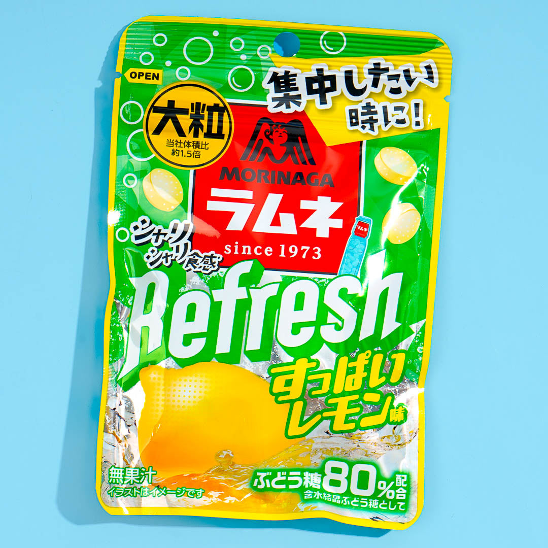 Morinaga Refresh Large Ramune Candy - Sour Lemon – Blippo