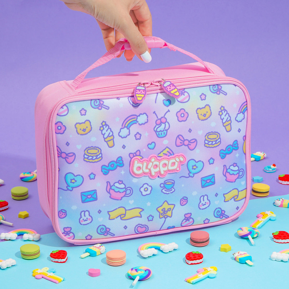 Insulated Lunch Box for Girls | Cute Pink Girls’ Lunch Box – Blippo