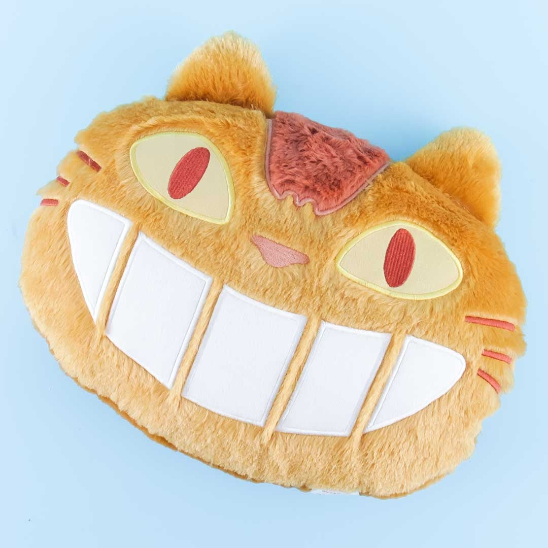 My Neighbor Totoro Catbus Fluffy Head Cushion – Blippo