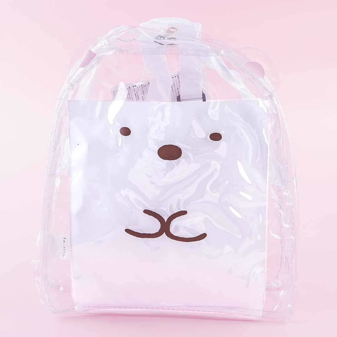 Sumikko Gurashi Transparent Backpack - Shirokuma – Blippo