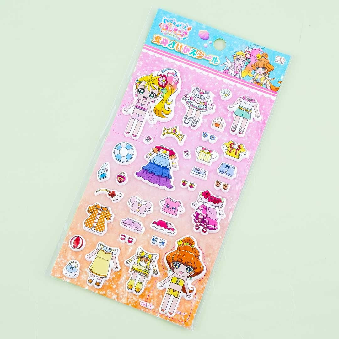 Tropical-Rouge! PreCure Makeover Kisekae Sticker Set A – Blippo