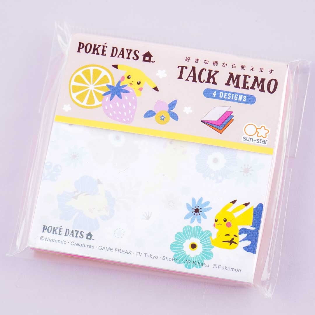 Pokémon Poké Days Fruity Floral Sticky Notes – Blippo