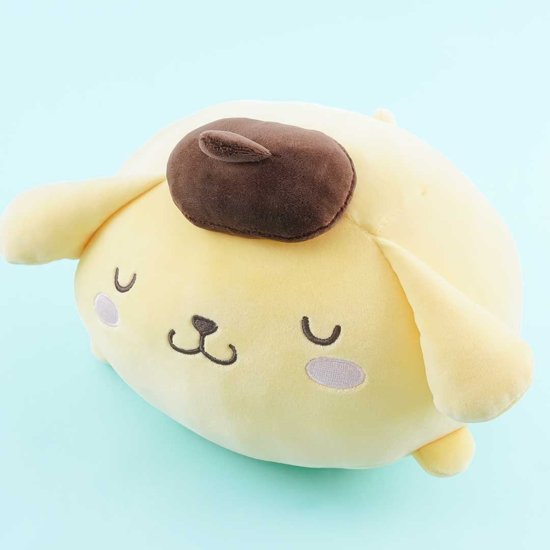 Sleeping Pompompurin Round Plushie - Medium – Blippo