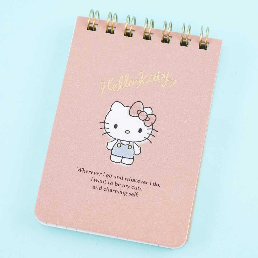 Hello Kitty Charming Mini Spiral Notepad – Blippo