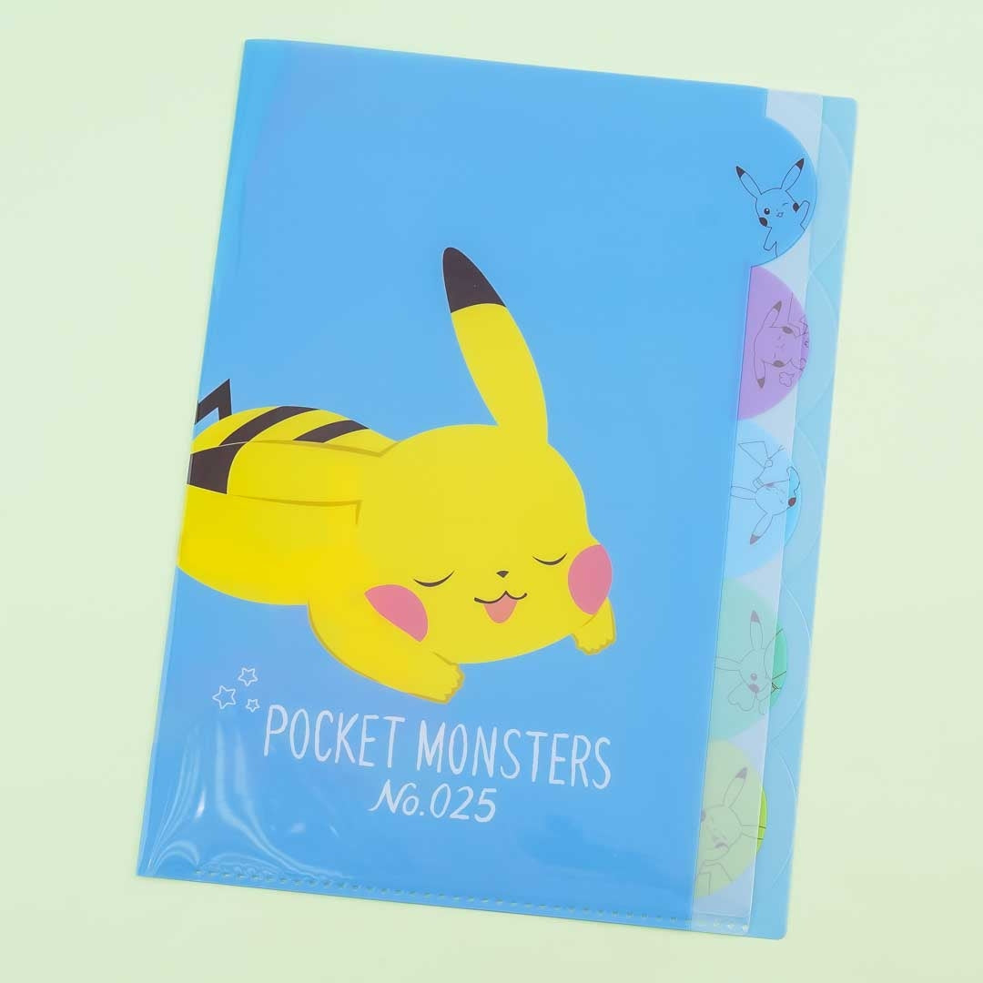 Pokémon Pikachu Chill Time A4 Clear File Folder – Blippo