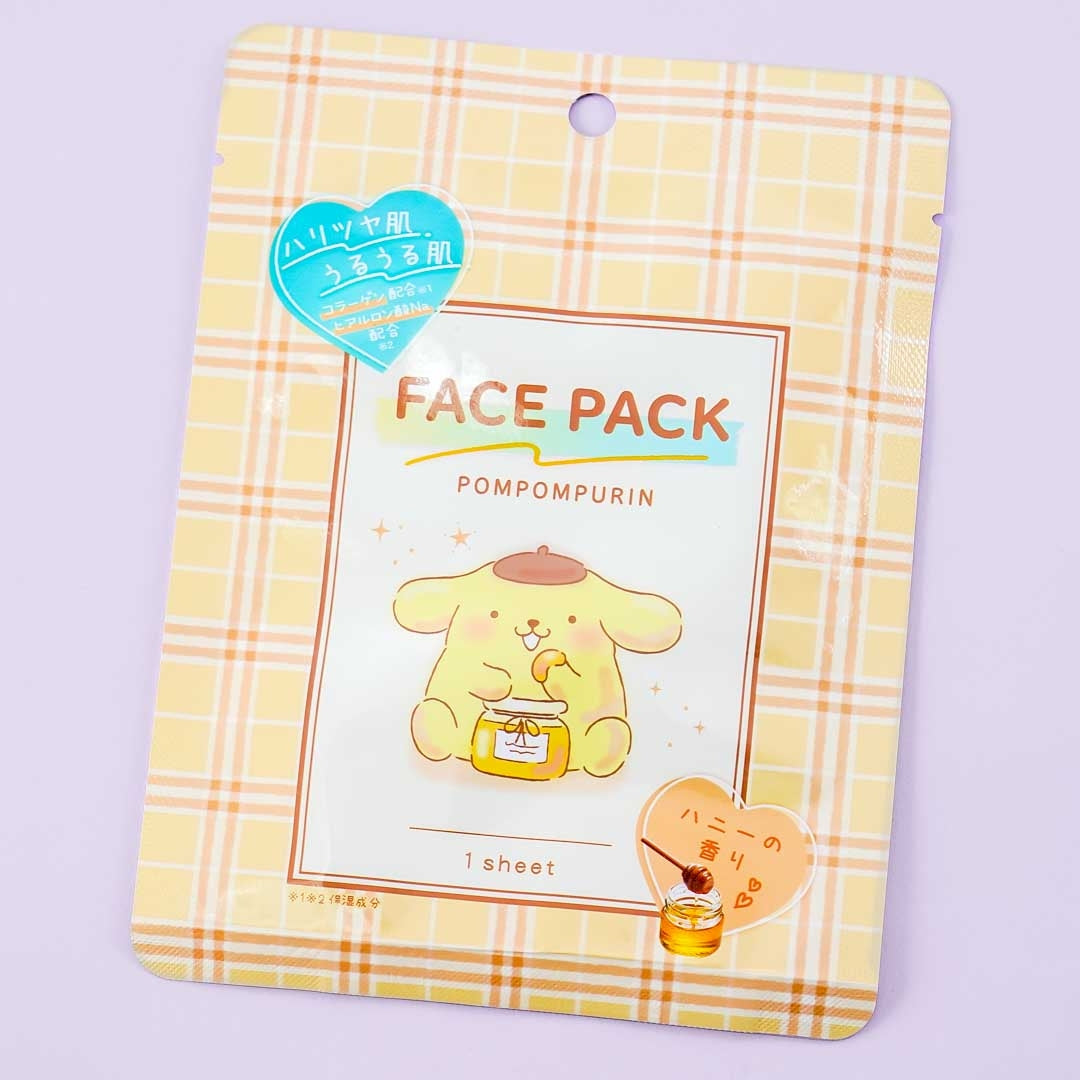 Pompompurin Face Pack Sheet Mask - Honey – Blippo