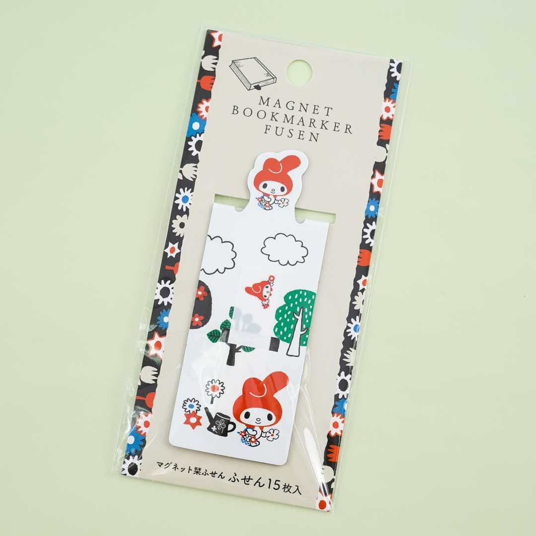 My Melody Flower Forest Magnet Bookmark & Sticky Tabs Set – Blippo