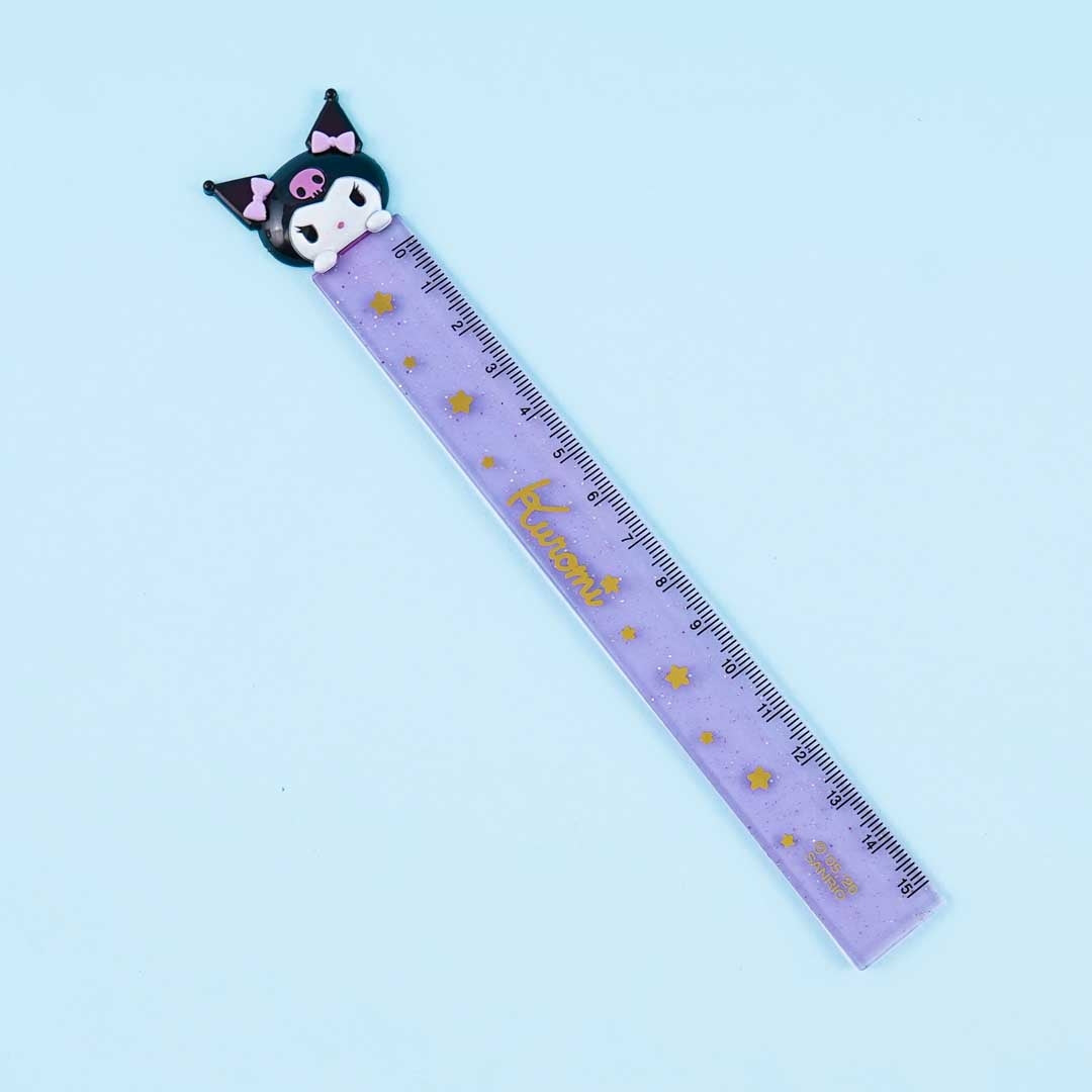 Kuromi Glittery Stars Ruler – Blippo