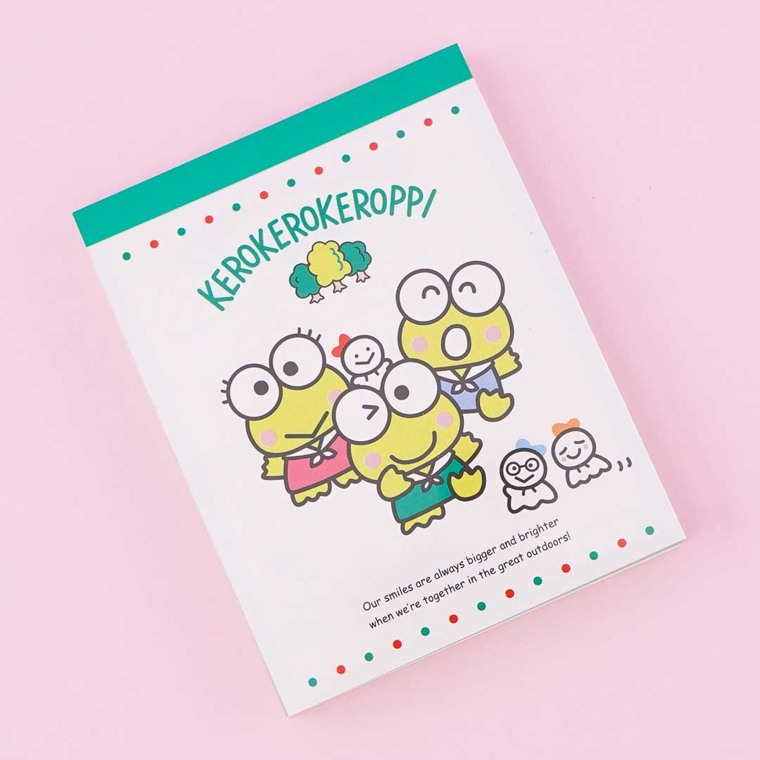 Keroppi Triplet Sibling Love Memo Pad – Blippo
