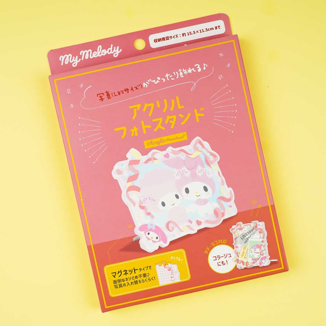 My Melody Ribbons Acrylic Photo Stand – Blippo